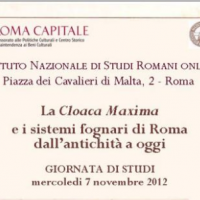 La Cloaca Maxima e i sistemi fognari di Roma - Speleologia per l ...